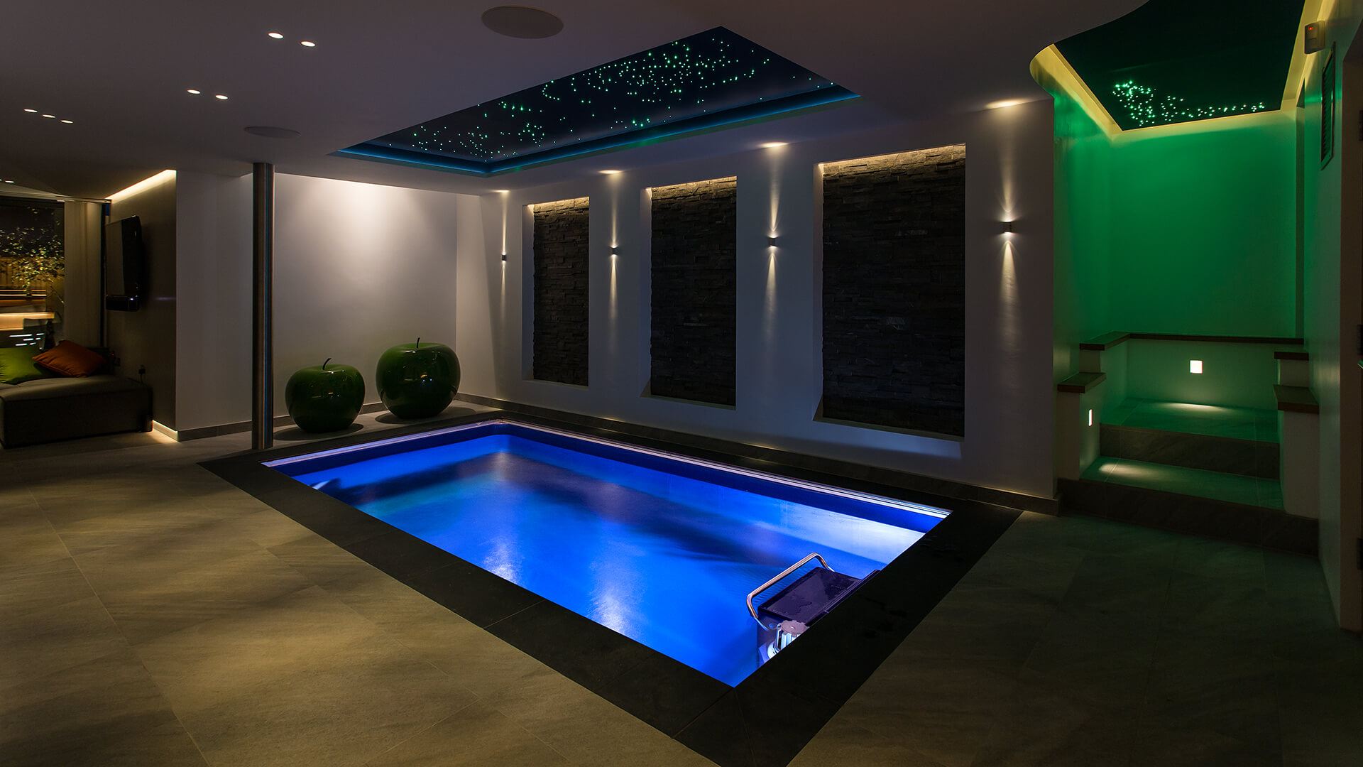 Basement Leisure Complex Lighting Project Hampshire